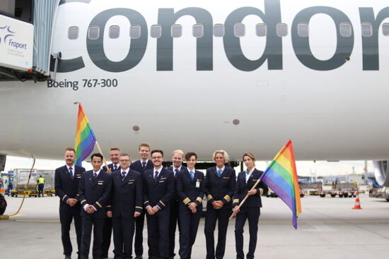 This airline brought its gay flight team to celebrate New Orleans Pride ...