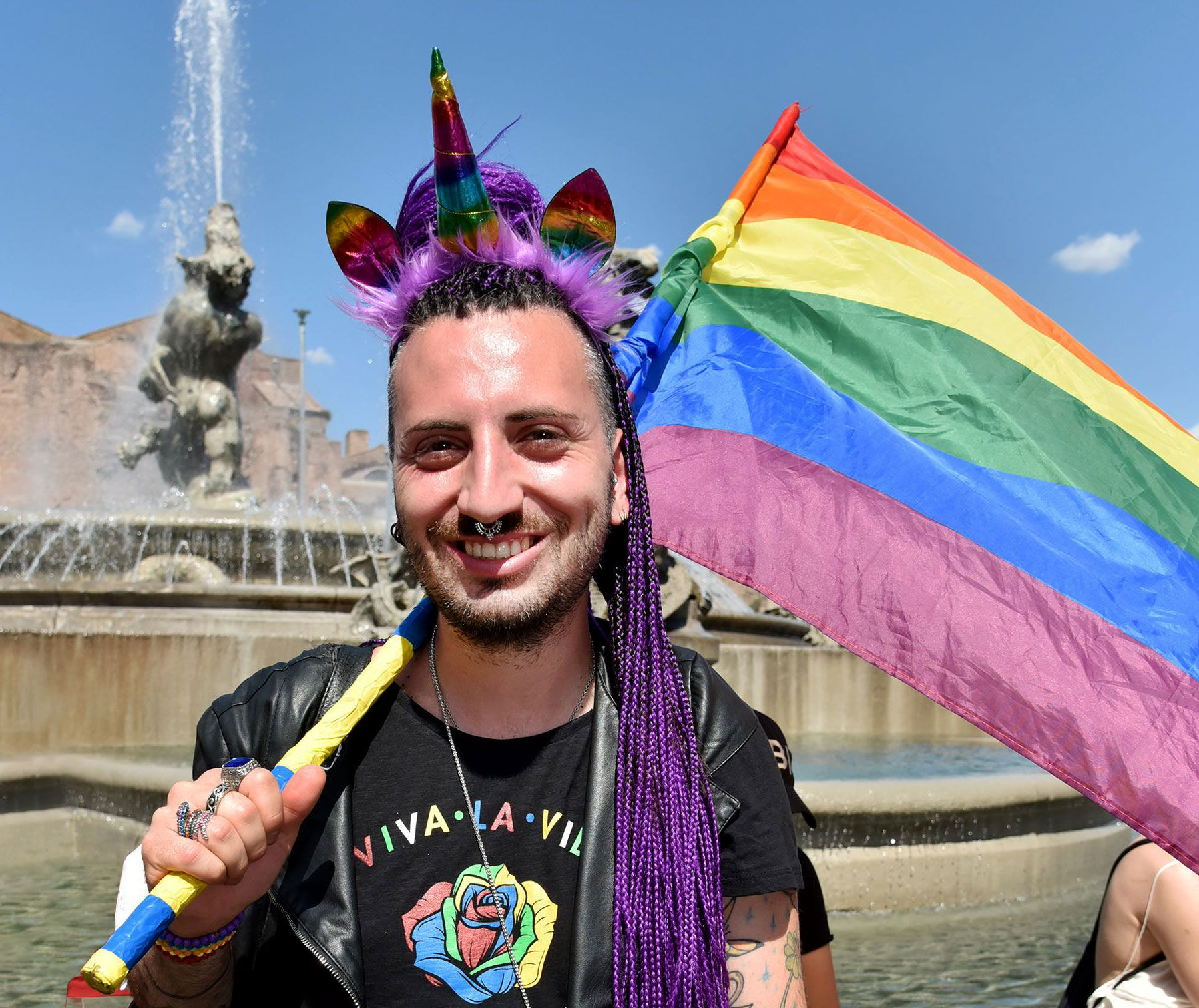 PHOTOS: Colossal Pride celebration floods the streets of Rome